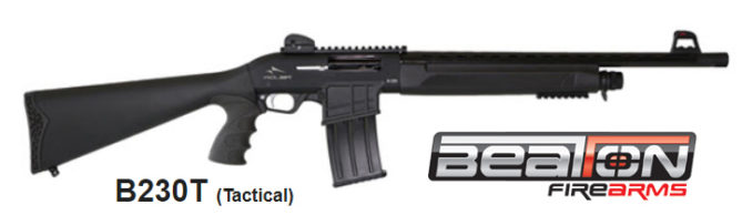 Adler B230 12g 20" Tactical Straight Pull Shotgun - Beaton Firearms