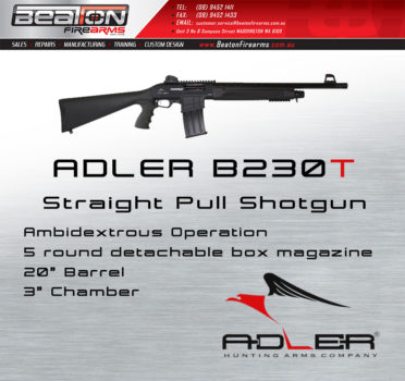 New Adler Straight Pull Shotgun - what we know - Beaton Firearms