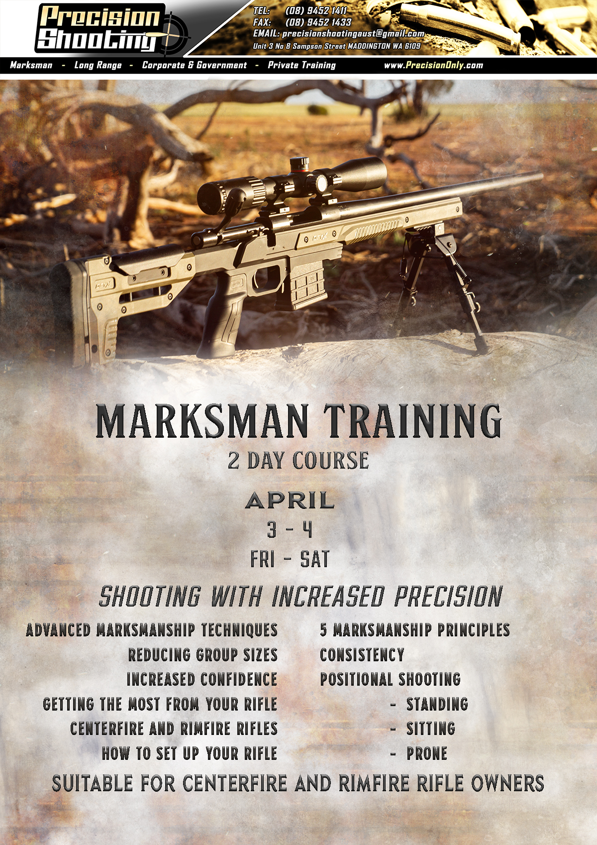 Precision Shooting 2 Day Marksmanship Course | Beaton Firearms