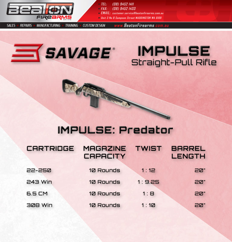 Savage Impulse Straight-Pull Rifle | Beaton Firearms
