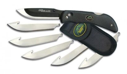 OUTDOOR EDGE Razor-Lite Black With 6 Blades - Beaton Firearms
